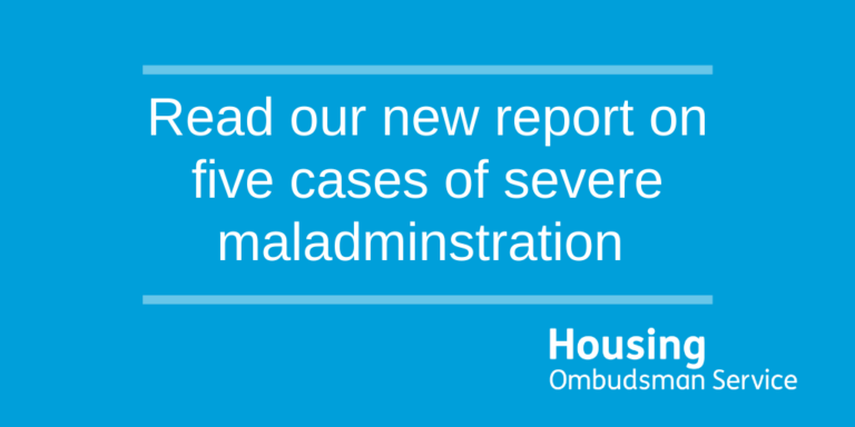 Report published on five cases of severe maladministration - Housing ...